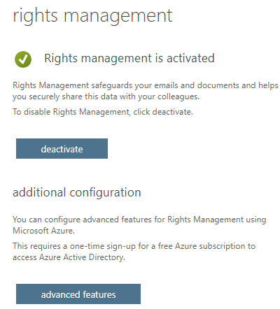 Office 365 and Azure RMS – Part 1